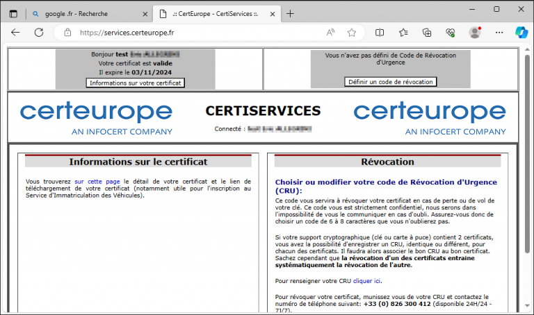 Installation Certilogiciel | Digital Trust Support